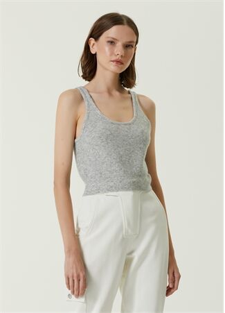 American Vintage Kadın Gri U Yaka Atlet L EU American Vintage Kadın Gri U Yaka Atlet L EU