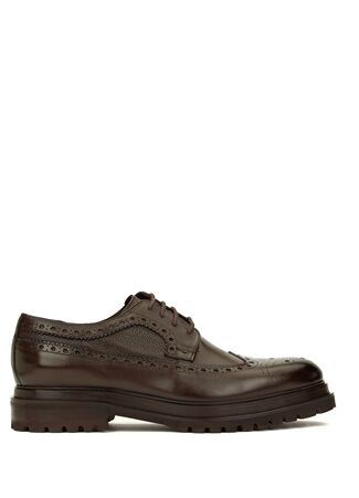 Divarese Erkek Kahverengi Deri Ayakkabı 42 EU