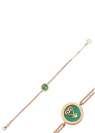 Bee Goddess Kadın Magic Sankofa Altın Rengi Bileklik Pembe EU