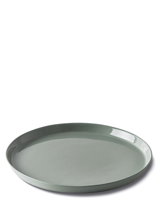 Esma Dereboy Nil Parlak Orta Boy Seramik Tabak Yeşil