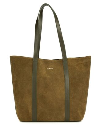 Divarese Kadın Haki Süet Çanta Eu