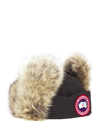 Canada Goose Erkek Lacivert Logolu Şapka L/XL EU
