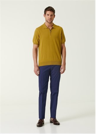 Corneliani Erkek Mavi Normal Bel Pantolon Lacivert 48 IT Corneliani Erkek Mavi Normal Bel Pantolon Lacivert 48 IT