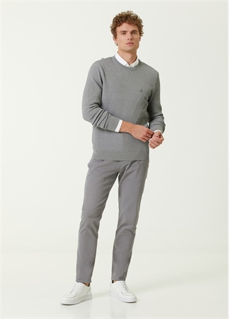 Beymen Club Erkek Gri Beli Kordonlu Chino Pantolon 46 Beymen Club Erkek Gri Beli Kordonlu Chino Pantolon 46