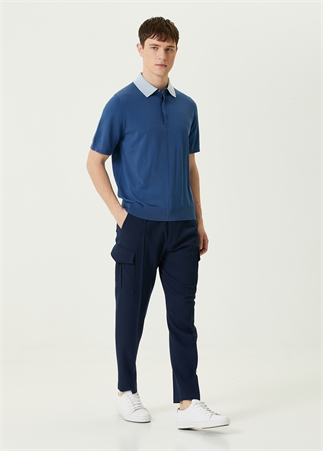 Paul Smith Erkek Lacivert Yün Kargo Pantolon 32 Us Paul Smith Erkek Lacivert Yün Kargo Pantolon 32 Us