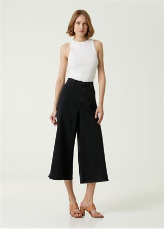 3x Kadın Siyah Yüksek Bel Jean Pantolon 26 US