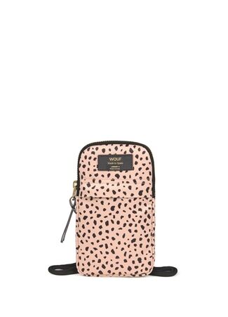Wouf Kadın Wild Mikro Desenli Telefon Çantası Bej EU