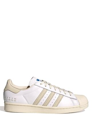 adidas Erkek Superstar Beyaz Deri Sneaker 42 EU
