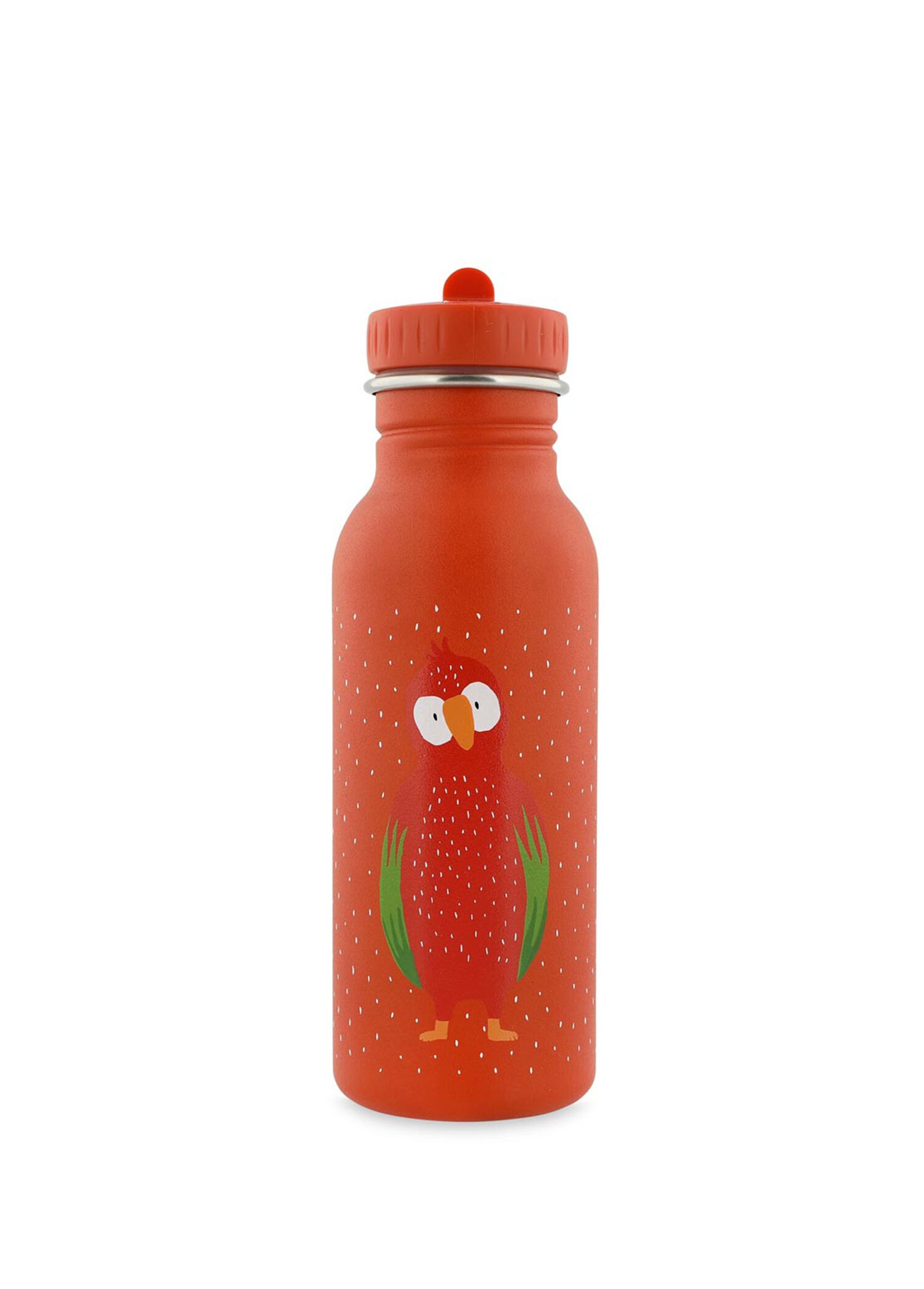 Trixie - Mr. Parrot Kırmızı Çelik Su Şişesi Suluk Matara 500 ml - Kırmızı