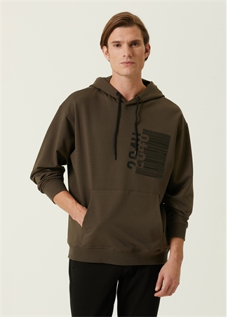 Network Erkek Comfort Fit Haki Kapüşonlu Sweatshirt XS EU Network Erkek Comfort Fit Haki Kapüşonlu Sweatshirt XS EU