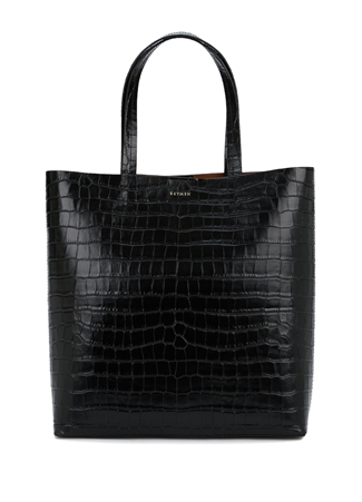 Beymen Kadın Aden Siyah Krokodilli Deri Alışveriş Çantası EU