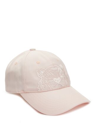 Kenzo Kadın Pembe Logo Nakışlı Şapka Eu
