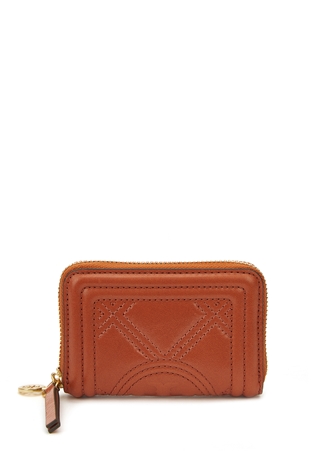 Tory Burch Kadın Taba Logolu Deri Cüzdan Turuncu EU Tory Burch Kadın Taba Logolu Deri Cüzdan Turuncu EU