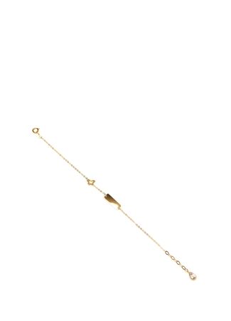 Collection-Alper Tunçoku Kadın Kelebek Detaylı Altın Rengi Bileklik EU