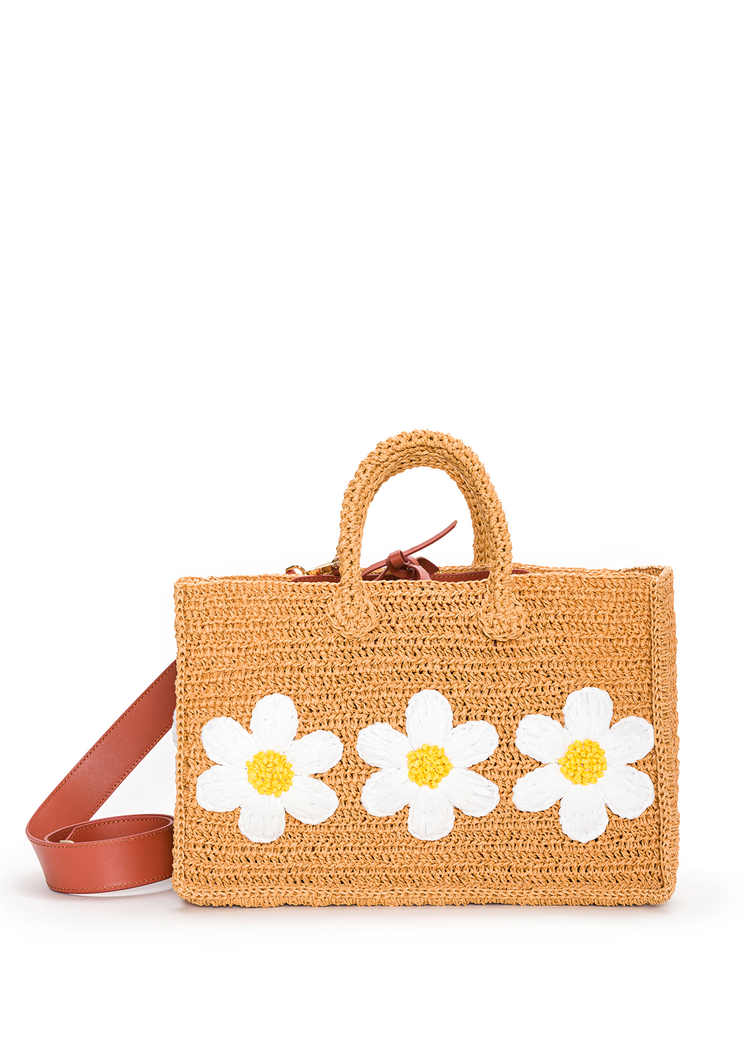 Mehry Mu Naturel Kadın Terra Daisy Naturel Kadın Rafya Plaj Çantası ...