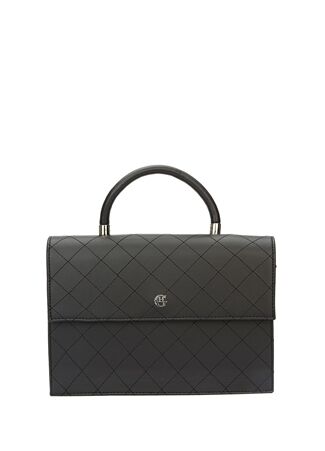 George Hogg Kadın Siyah Omuz Çantası EU