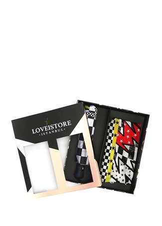 Loveiststore Kadın Scacchi Karışık Desenli 2li Hediye Seti EU