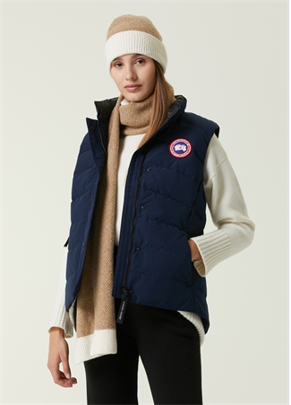 Canada Goose Kadın Freestyle Lacivert Dik Yaka Puff Yelek XS EU Canada Goose Kadın Freestyle Lacivert Dik Yaka Puff Yelek XS EU