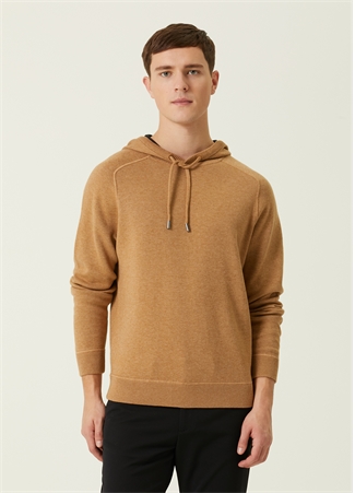 Boss Erkek Bej Kapüşonlu Kazak S EU Boss Erkek Bej Kapüşonlu Kazak S EU