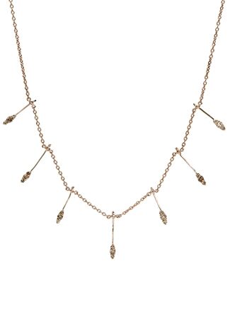 Urart Kadın Işıklar-9 Pırlantalı Altın Rengi Kolye EU