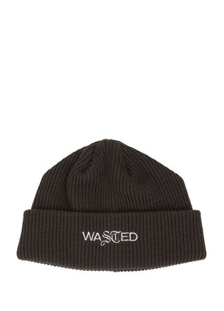 Wasted Erkek Gri Logo Nakışlı Bere EU