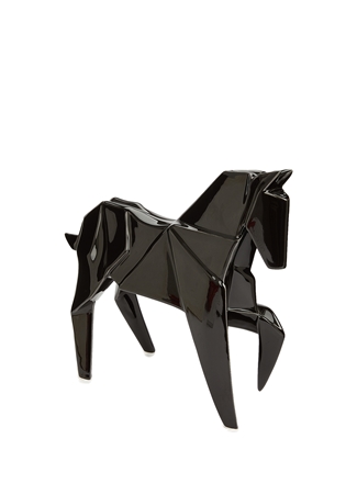 Vpinteriorismo Siyah At Formlu Seramik Obje