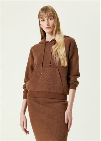 Network Kadın Basic Fit Kahverengi Kazak M EU