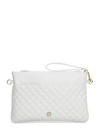 Beymen Kadın Beyaz Dokulu Omuz Çantası EU