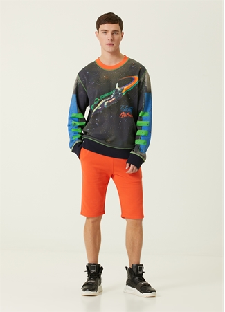 Balmain Erkek Turuncu Beli Kordonlu Logolu Bermuda S EU Balmain Erkek Turuncu Beli Kordonlu Logolu Bermuda S EU