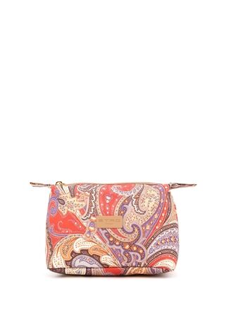 Etro Kadın Şal Desenli Makyaj Çantası EU