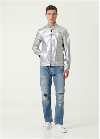 Palzileri Lab Erkek Mavi Yıpratma Detaylı Jean Pantolon Lacivert 50 IT