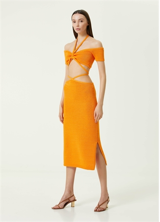 Cult Gaia Kadın Turuncu İp Detaylı Midi Ete S Eu Cult Gaia Kadın Turuncu İp Detaylı Midi Ete S Eu