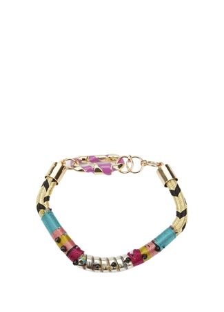 Hipanema Kadın Colorblocked Boncuklu Bileklik EU