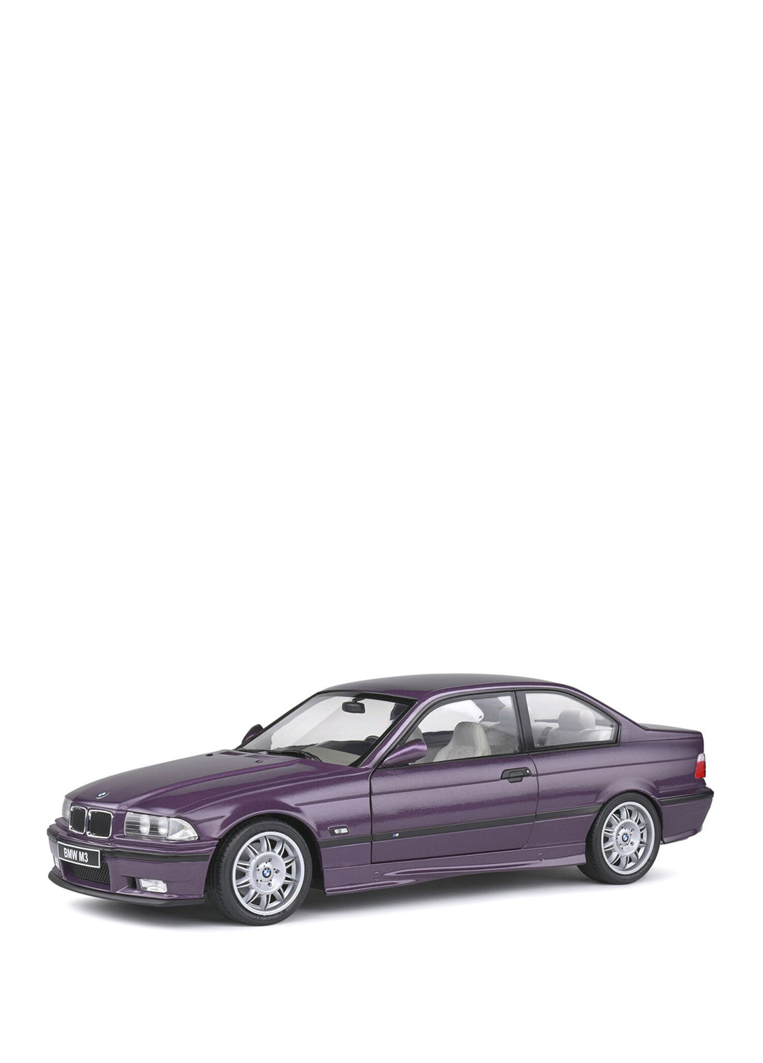 Solido - 1:18 1990 BMW E36 M3 Coupe Technoviolet Mor Model Araba - Mor
