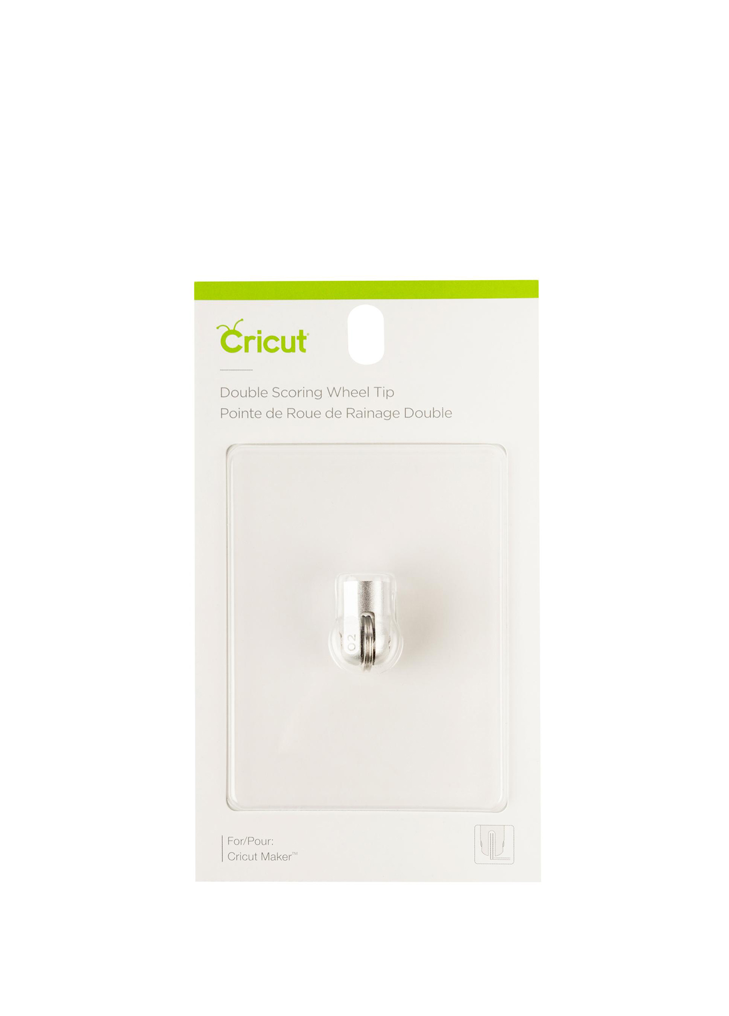 Cricut - 2007448 Maker Double Scoring Wheel Bit