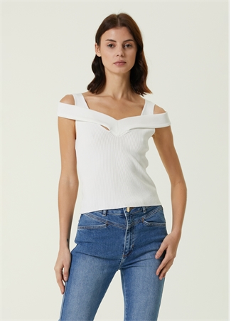 Network Kadın Slim Fit Ekru Kazak Bej XS EU Network Kadın Slim Fit Ekru Kazak Bej XS EU