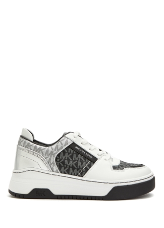 Michael Kors Kadın Siyah Beyaz Logolu Sneaker 0 UK