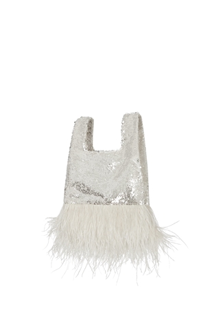 Jimba Kadın Charlotte Feather Beyaz Abiye Çanta Eu Jimba Kadın Charlotte Feather Beyaz Abiye Çanta Eu