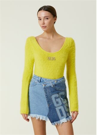 Gcds Kadın Sarı Tweety Nakışlı Uzun Kol Body S EU