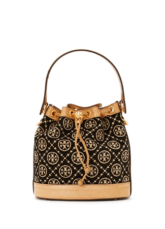 Tory Burch Kadın Siyah Taba Logo Jakarlı Çanta Eu Tory Burch Kadın Siyah Taba Logo Jakarlı Çanta Eu