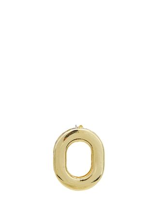 Beymen Club Kadın Taş Çerçeve Detaylı Küpe Altın Rengi EU