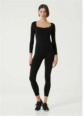 Saude Kadın Jette Siyah Tulum S EU