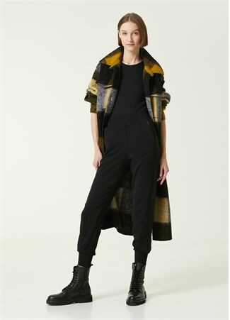 Allsaints Kadın Tia Relaxed Siyah Yüksek Bel Pantolon 0 UK