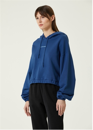 Les Benjamins Kadın Lacivert Kapüşonlu Sweatshirt S EU Les Benjamins Kadın Lacivert Kapüşonlu Sweatshirt S EU