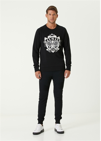 Balmain Erkek Siyah Beli Kordonlu Logolu Jogger Eşofman Altı L EU Balmain Erkek Siyah Beli Kordonlu Logolu Jogger Eşofman Altı L EU