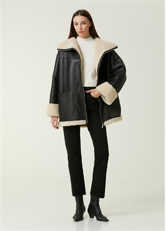 Toteme Kadın Siyah Crop Straight Jean Pantolon 25 US Toteme Kadın Siyah Crop Straight Jean Pantolon 25 US