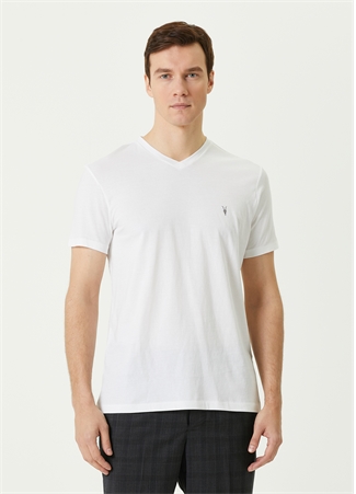 Allsaints Erkek Tonic Beyaz V Yaka T-shirt XL EU Allsaints Erkek Tonic Beyaz V Yaka T-shirt XL EU