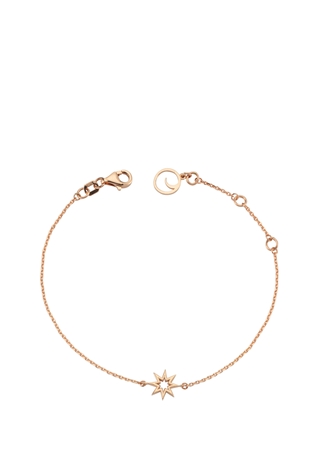 Bee Goddess Kadın Venüs Star Altın Rengi Bileklik Pembe EU