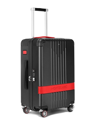 Montblanc Erkek X Pirelli Siyah Kırmızı Logolu Bavul EU Montblanc Erkek X Pirelli Siyah Kırmızı Logolu Bavul EU