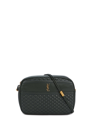 Kadın Victoire Haki Logolu Deri Omuz Çantası Yeşil EU Kadın Victoire Haki Logolu Deri Omuz Çantası Yeşil EU